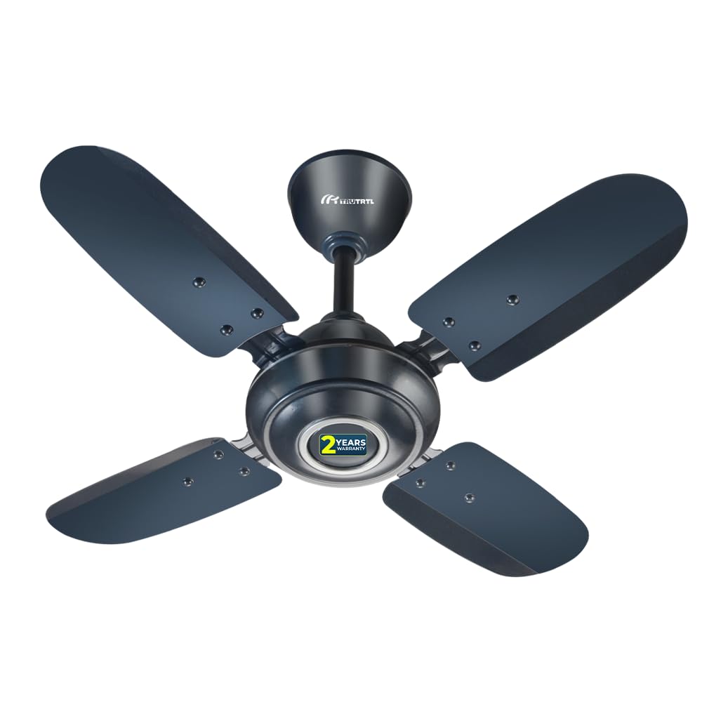 Buy truTRTL Wave Ceiling Fan | 600 mm (24 inch) | High-Speed Fan for ...