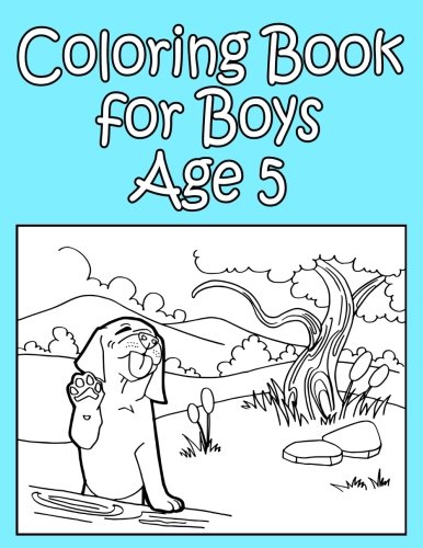 Coloring Book for Boys Age 5: Coloring Book, AP: 9781981179121: Amazon ...