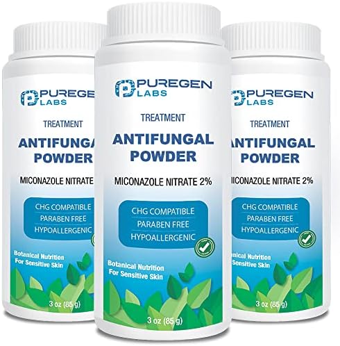 Amazon.com: Puregen Labs Antifungal Powder with 2% Miconazole Nitrate ...