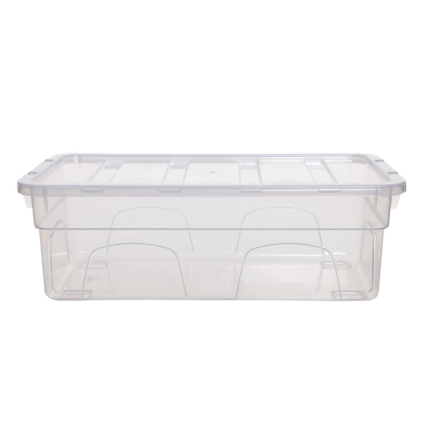 Whitefurze Plastic Storage Boxes - Pack Of 5 (5 Litre) : Amazon.co.uk ...