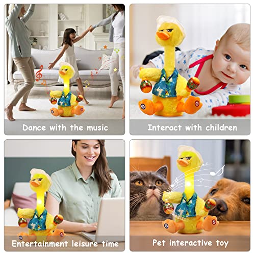 Snapklik.com : Talking Duck Toy Repeats What You Say Dancing Duck Baby ...