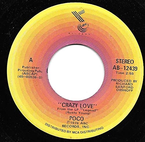 POCO - 45vinyl CRAZY LOVE / BARBADOS (7"/45 rpm) - Amazon.com Music