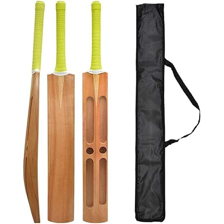 Mayra Sports & Fitness Hm Wooden Cricket Taniss Bat With Cover Full ...