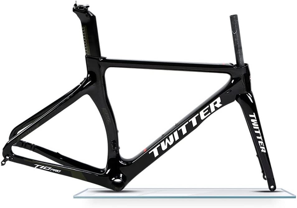 Amazon.com: HIMALO Road Bike Frameset Disc Brake Thru Axle Carbon ...