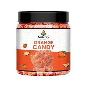 NUTERRY Orange Candy | Santra Goli | Traditional Orange Flavoured Hard ...