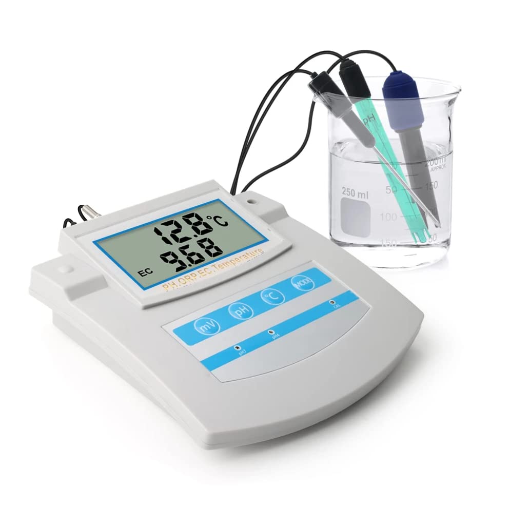 Buy GUBAOPQLA 6 in 1 Water Quality Monitor PH ORP TDS EC CF Temperature ...