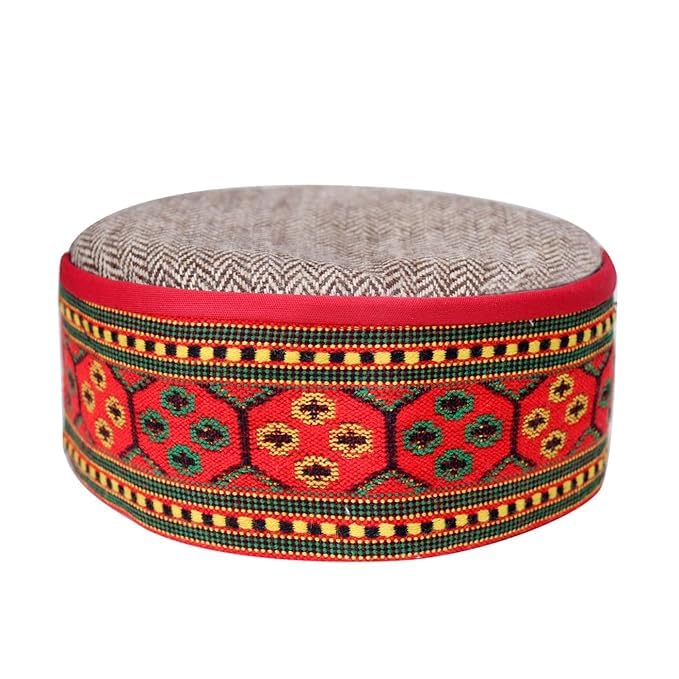 Buy Krystle Men's Handloomed Woolen Himachali Kullu Topi Pahadi Cap ...