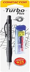 Lapiseira Compactor 1837000 Turbo Plus 0.5mm (com tubo de grafite c/24 ...
