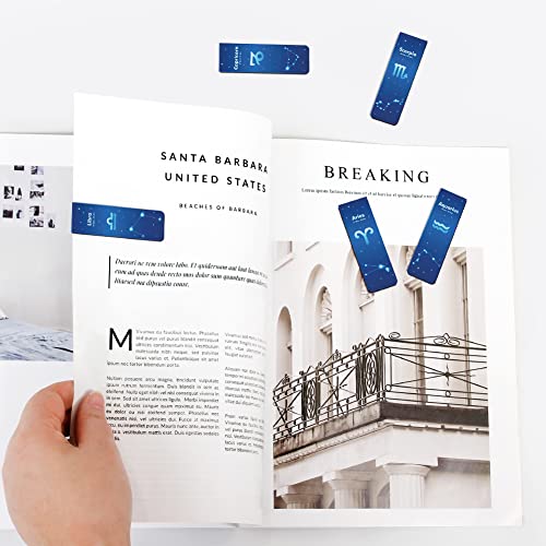Snapklik.com : 12 Pack Magnetic Bookmark, Book Marker Clip For Teachers ...
