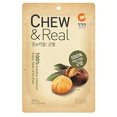 Amazon.com: CHEW & DESSERT(100% REAL CHESTNUT CHEW SNACK) (15 Pack ...