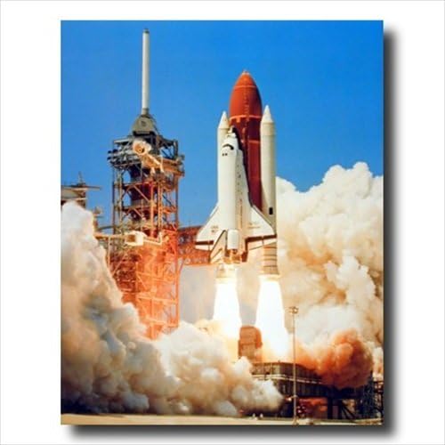 Amazon.com: NASA Space Shuttle Blast Challenger Wall Picture 16x20 Art ...