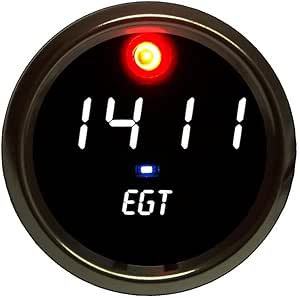 Amazon.com: Intellitronix Corp. LED Digital EGT Pyrometer Gauge in ...