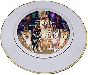 Amazon.com: 4th of July Independence Day Firework Shiba Inus Dog ...