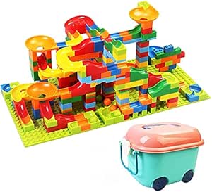 Marble Race Run Small Block Maze Ball Track Building Blocks Funnel ...