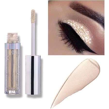 Amazon.com : YABINA 10 Colors Baked Shimmer Metallic Long Lasting ...
