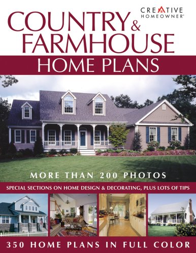 Country & Farmhouse Home Plans: Creative Homeowner: 9781580113564 ...
