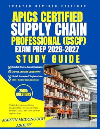 APICS Certified Supply Chain Professional (CSCP) Exam Prep 2026–2027 ...