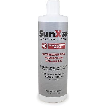 Amazon.com: Sun-X SPF 30+ Broad Spectrum Sunscreen, 32 oz. Bottle ...