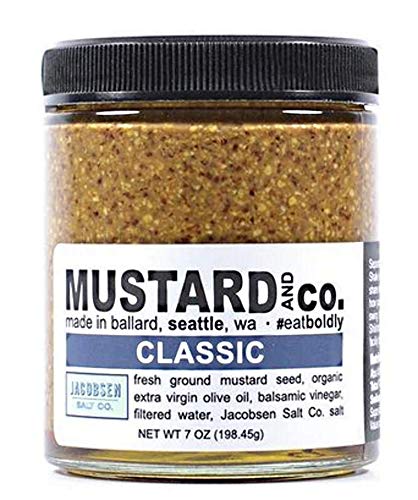 Amazon.com : Mustard and Co. - Classic Flavor - 7oz Jar : Grocery ...