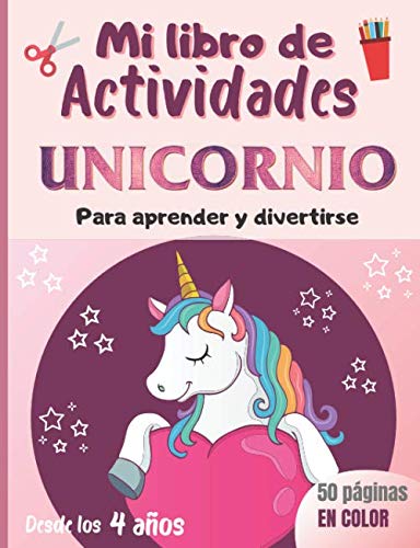 Buy Mi libro de actividades Unicornio para aprender y divertirse, desde ...