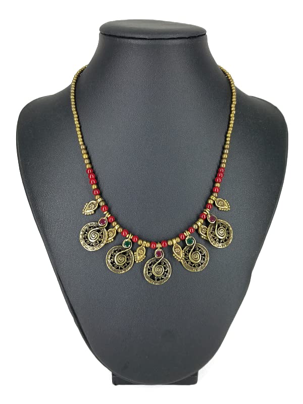 Amazon.com: Ethnic Turkish necklace for women Vintage beaded jewelry ...