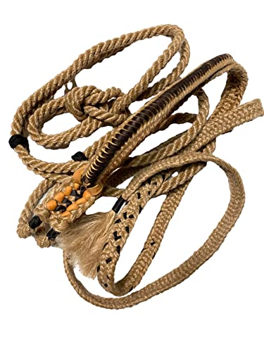 Bull Rope 9/9 Left Hand Full Leather Professional Bull Rope for Bull ...