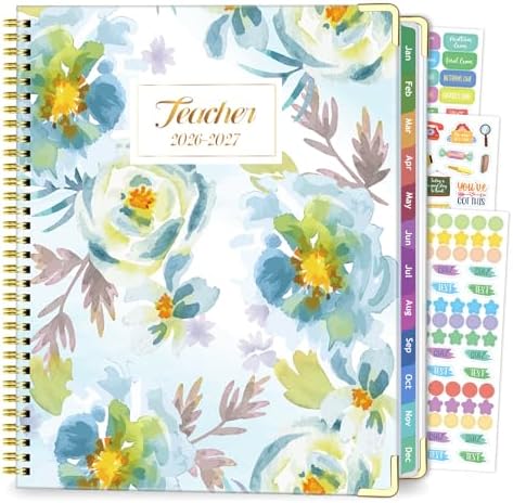 Teacher Planner 2026-2027, July 2026 to June 2027 Academic Year, 8.5" x ...