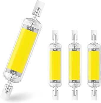 78mm 10W R7S LED COB Light Bulb 100W Equivalent T3 J78 J-Type Linear ...