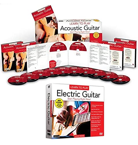 Amazon.com: Learn to Play Guitar: The Ultimate 2-Volume DVD Collection ...