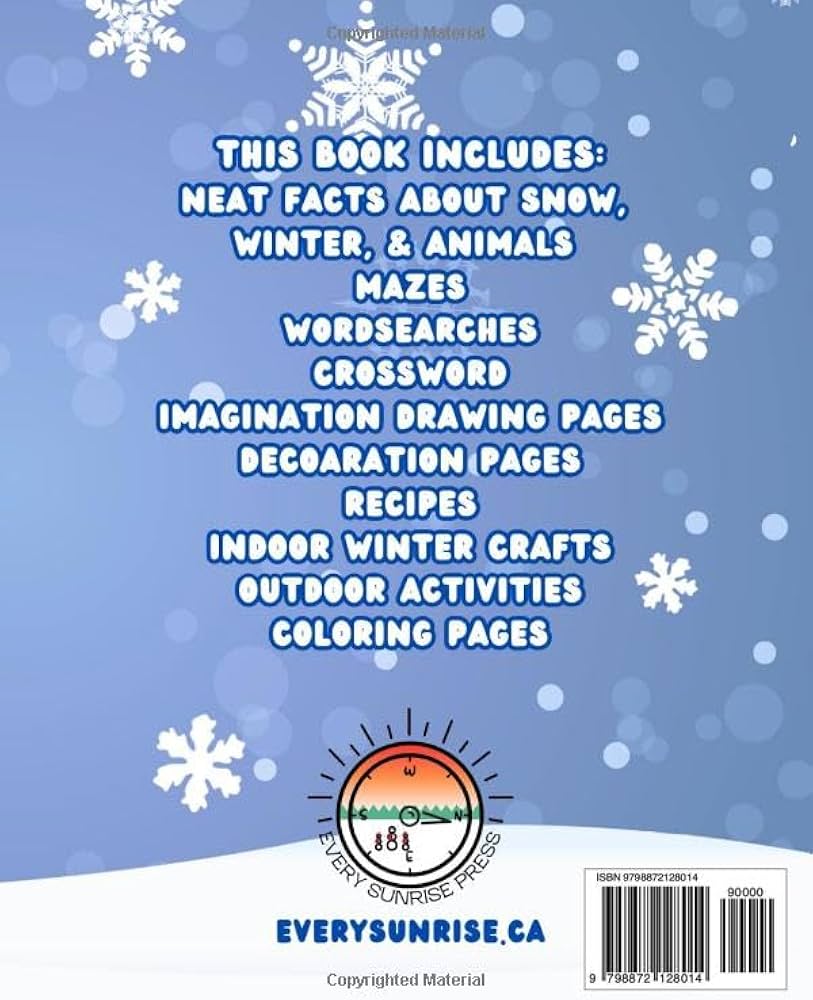 winter words ctivities coloring pages