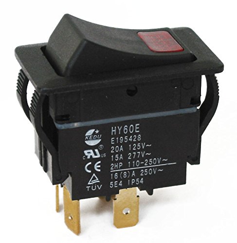 Original Kedu Wippschalter Einbauschalter HY60E : Amazon.de: Baumarkt