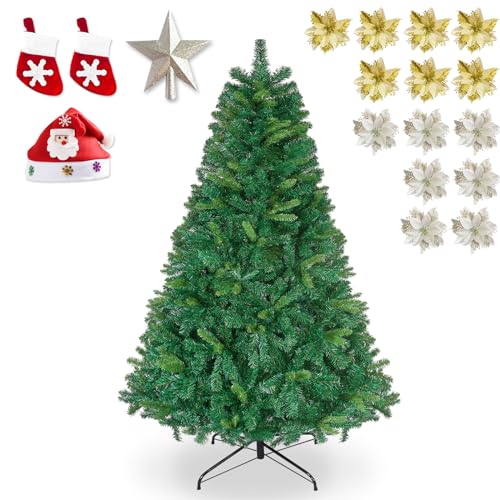 7.5ft Christmas Tree Unlit | Arbol de Navidad 7.5 feet Artificial Xmas ...