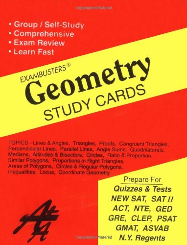 Amazon.com: Ace's Geometry Exambusters Study Cards: 9781881374909: Ace ...
