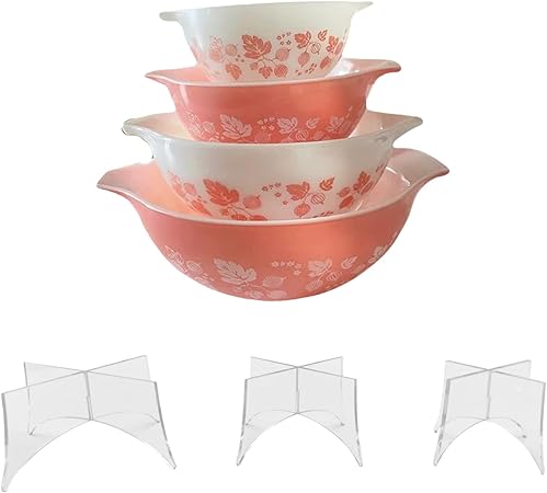 Amazon.com: 3pcs Display Stands for Pyrex Acrylic Mixed Acrylic ...