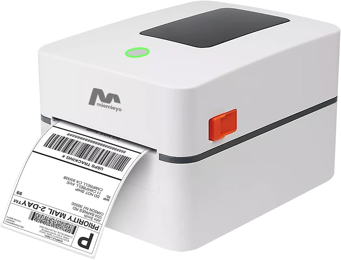 Amazon.com : miemieyo 4x6 Shipping Label Printer with A Built-in Label ...
