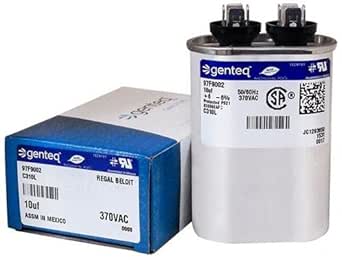 (2) Pack - Mars 12008-10 uF MFD x 370 VAC Genteq Replacement Capacitors ...