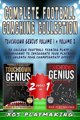 Amazon | Complete Football Coaching Collection: Touchdown Genius Volume 1 & Volume 2 — 50 ...