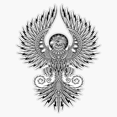 Amazon.com: Phoenix Bird Sticker Bumper Sticker Vinyl Decal 5" : Automotive