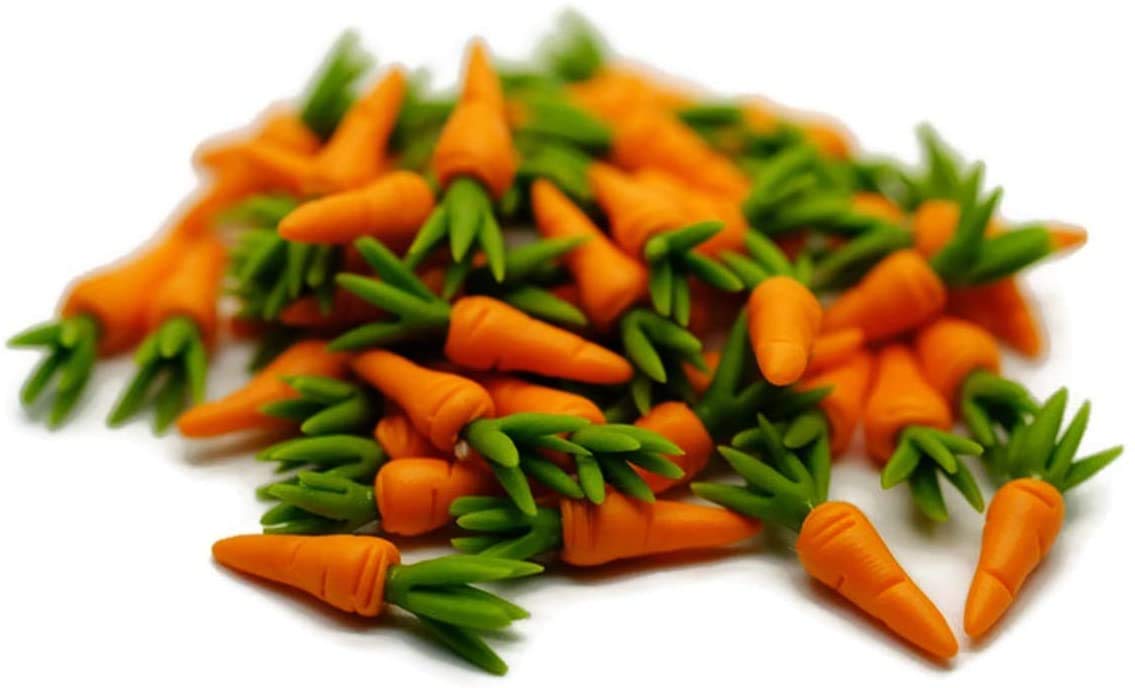 Amazon.com: 20 Loose Carrots Vegetable Dollhouse Miniatures Rec No.6 ...