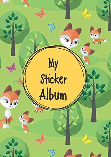 Amazon.com: My Sticker Album: Blank Sticker Album for Kids | Design ...