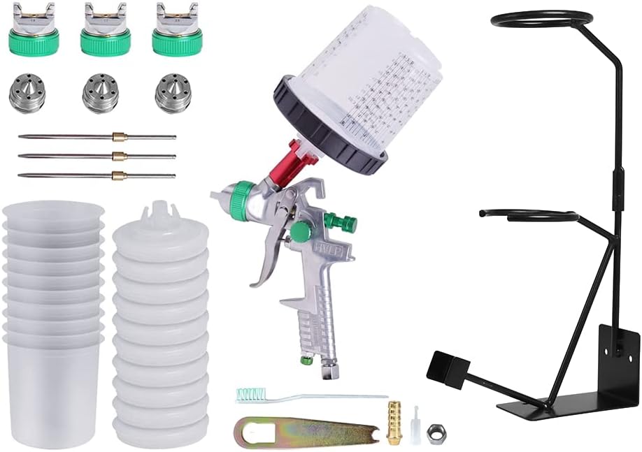 Amazon.com : Aflybltol Paint Sprayer with Paint Mixing Quick Cup and ...