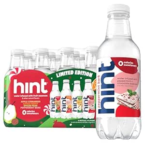 Amazon.com: Hint Fruit-Infused Bottled Water, Winter Variety Pack - Sugar Free Flavored Water ...