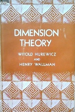 Dimension Theory: Hurewicz, Witold, Wallman, Henry: 9780691079479 ...