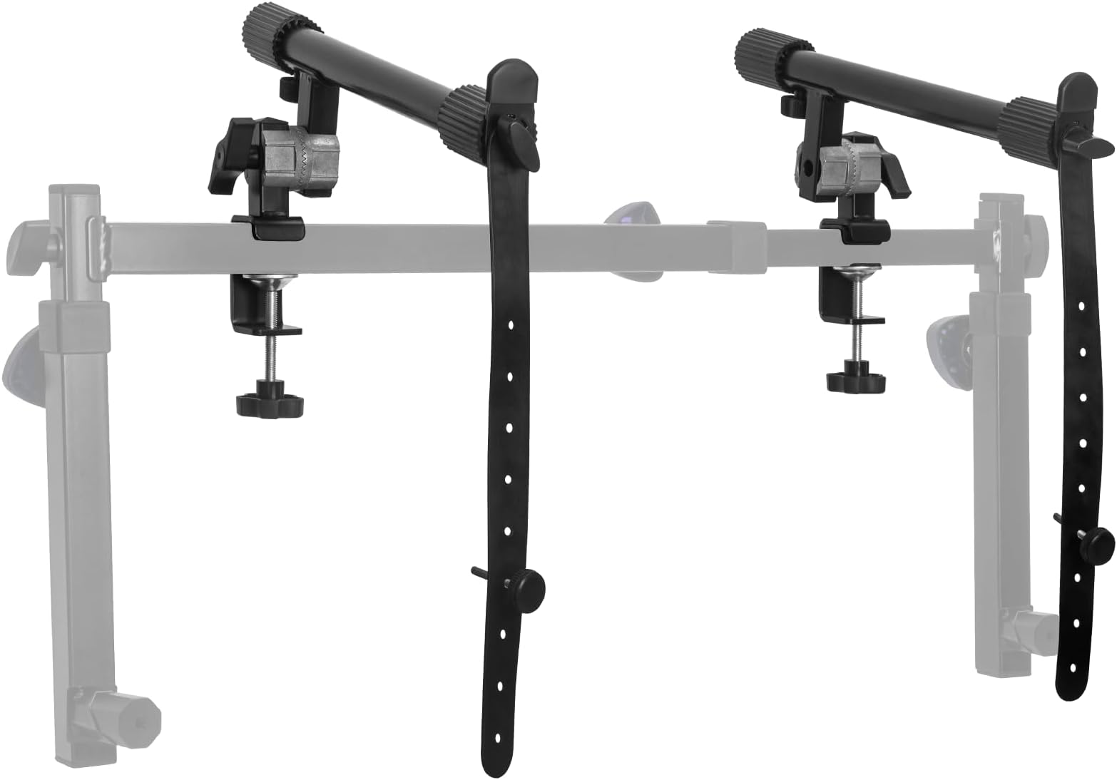 Amazon.com: Liquid 2-Tier Keyboard Stand Attachment with Straps - Arms ...