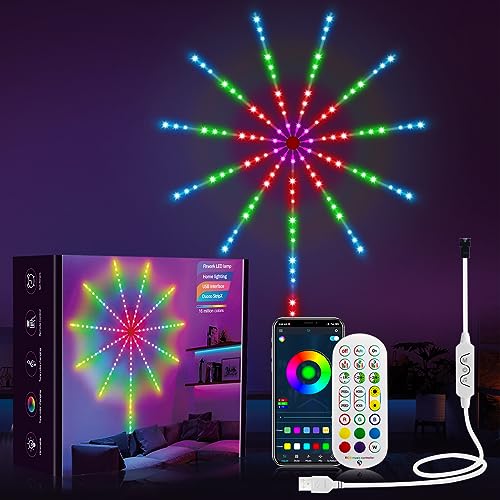 LED Strip Light with APP, RGB LED Strip Lights for Bedroom Lights ...