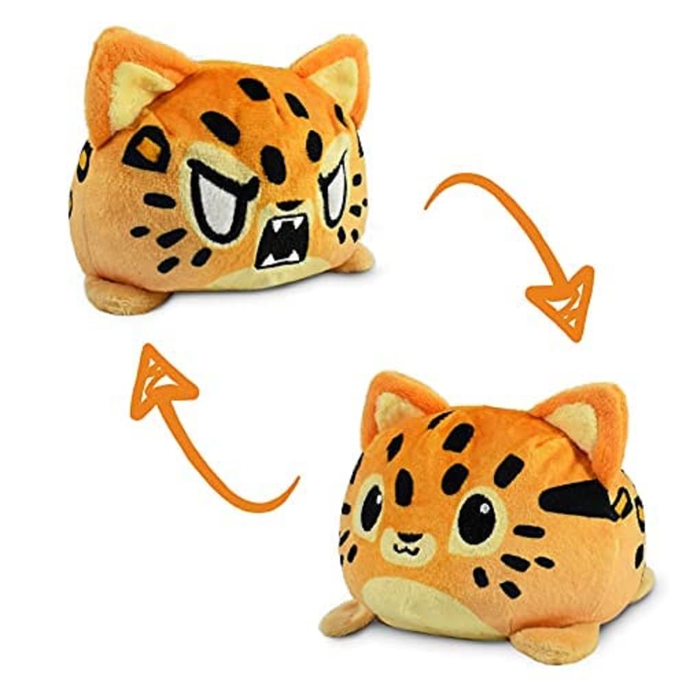 Snapklik.com : The Original Reversible Wild Cat Plushie - Leopard ...