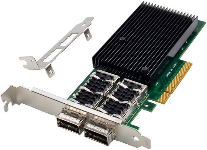 Amazon.com: HINYSENO PCIe x8 Dual QSFP 56G SFP28 Ethernet PCI Express ...