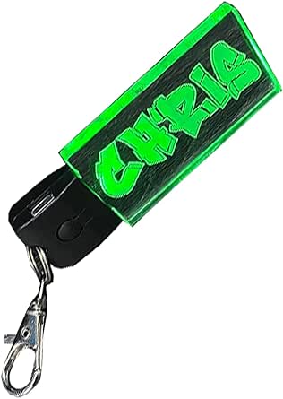 Amazon.com: Personalized LED Color-Changing Light Up Name Keychain Fob ...