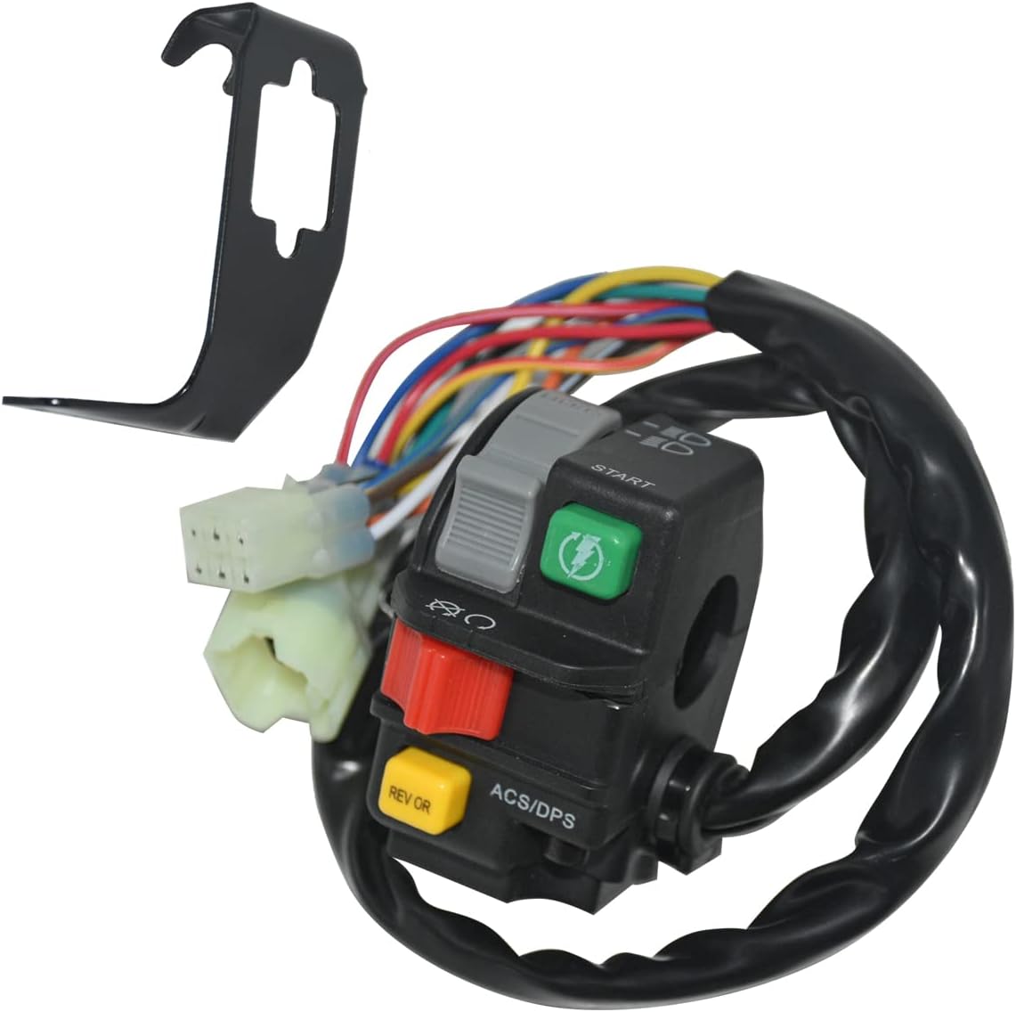 Amazon.com: M MATI Left Handlebar Control Switch Start Run Off ...