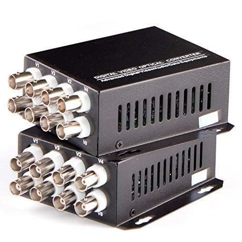 RAMEX 8-Channel Digital BNC to Fiber Optic Converter - 960p Resolution ...